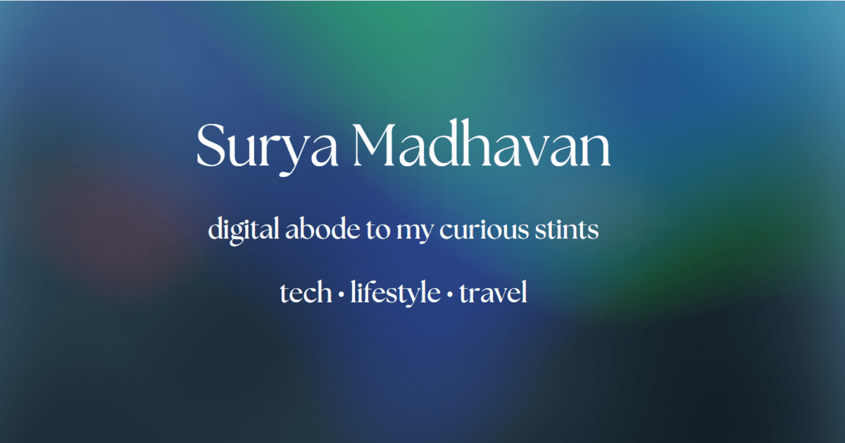 Surya Madhavan